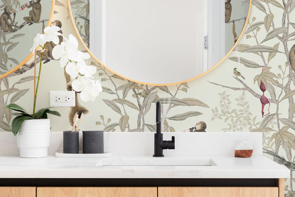 Eight Drunk Monkeys Powder Rooms to Inspire You | Astek Home