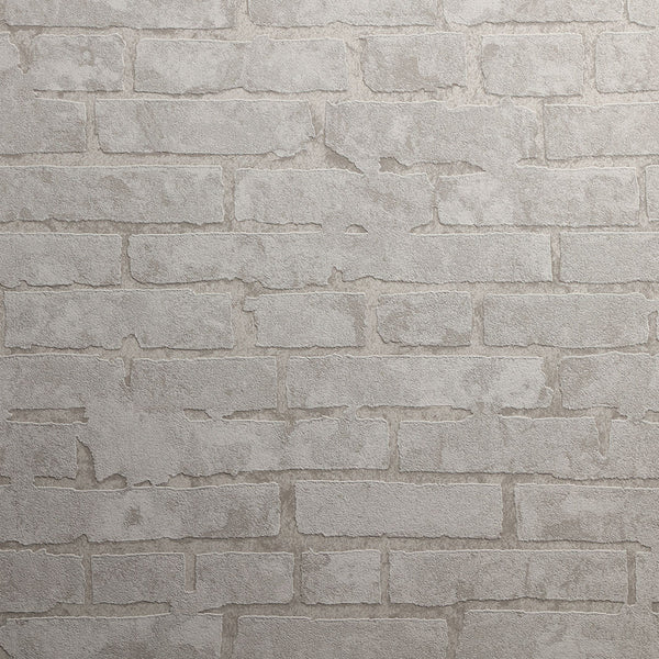 Brick - Smokey Wallpaper | Astek Home