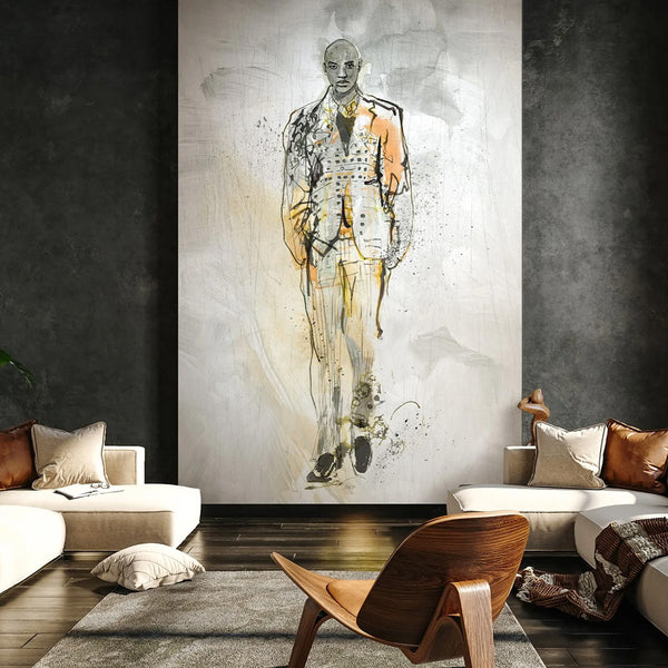 Modern Gent Mural | Astek Home