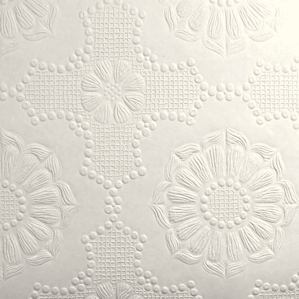 Supaglypta Alexander Paintable Embossed Wallpaper | Astek Home